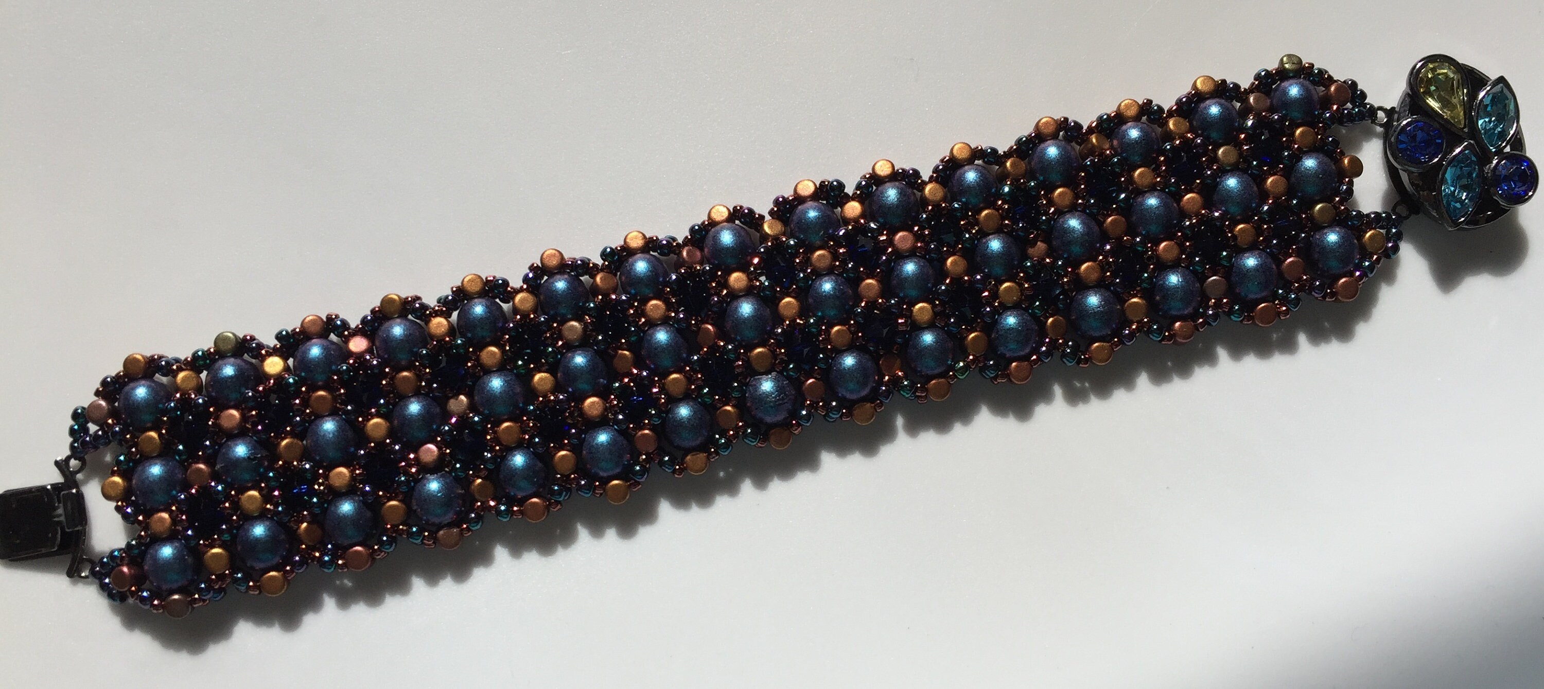 Pattern Studs and Diamonds Bracelet Cuff Tutorial | Etsy