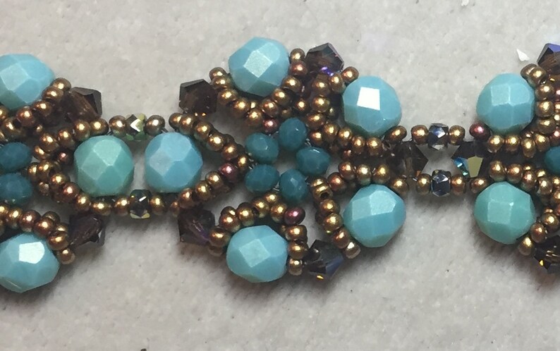 PATTERN Crystal Star Component for Necklace or Bracelet - Etsy