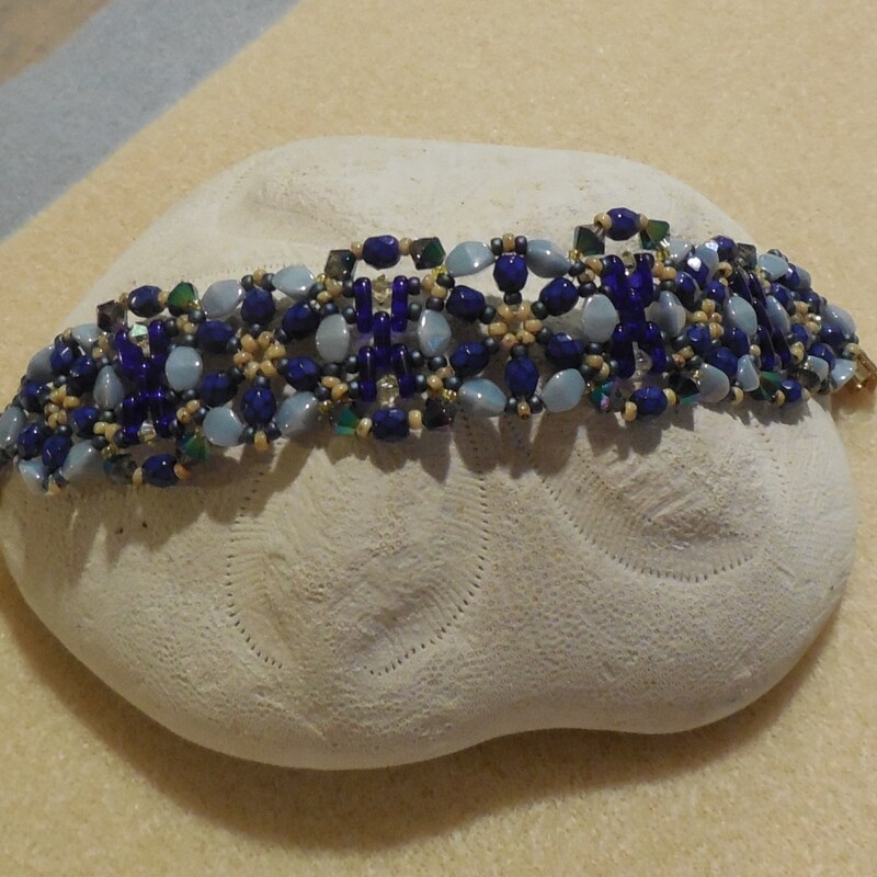 Pinch Bead Bracelet - Etsy