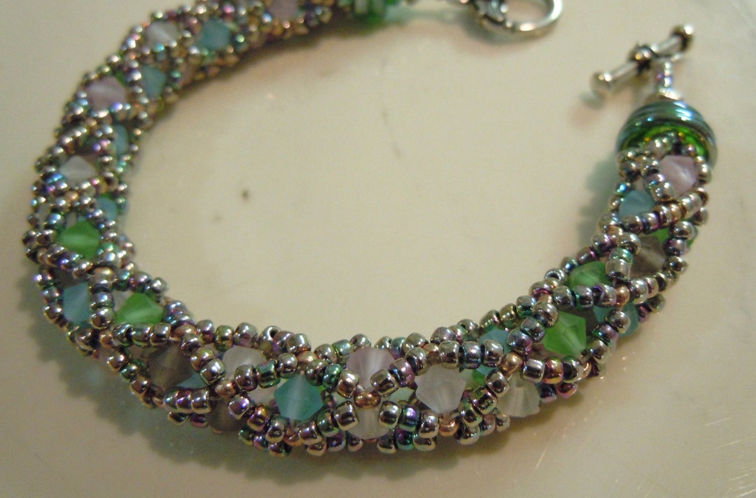 PATTERN Exploring Tubular Netting Stitch Options Necklace or Bracelet ...