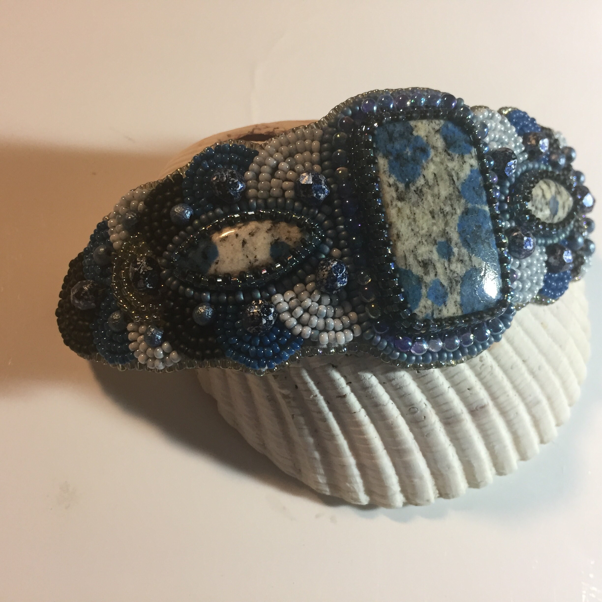 Pattern Tutorial Suburban Girl Bead Embroidery Cuff Bracelet - Etsy