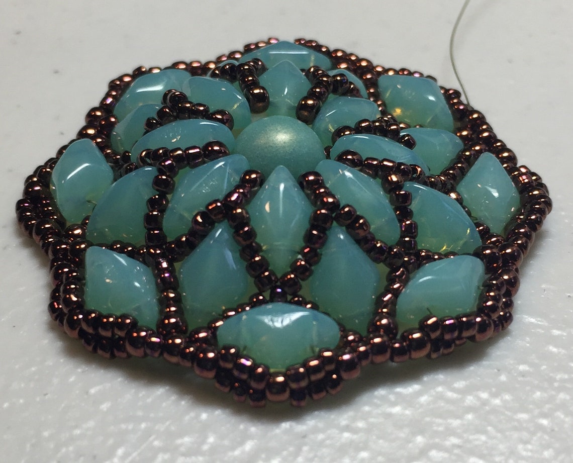 Pattern Night Sky Bracelet Tutorial Bead Embroidery Cuff | Etsy