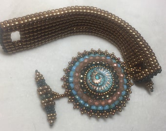 Pattern Night Sky Bracelet Tutorial Bead Embroidery Cuff - Etsy