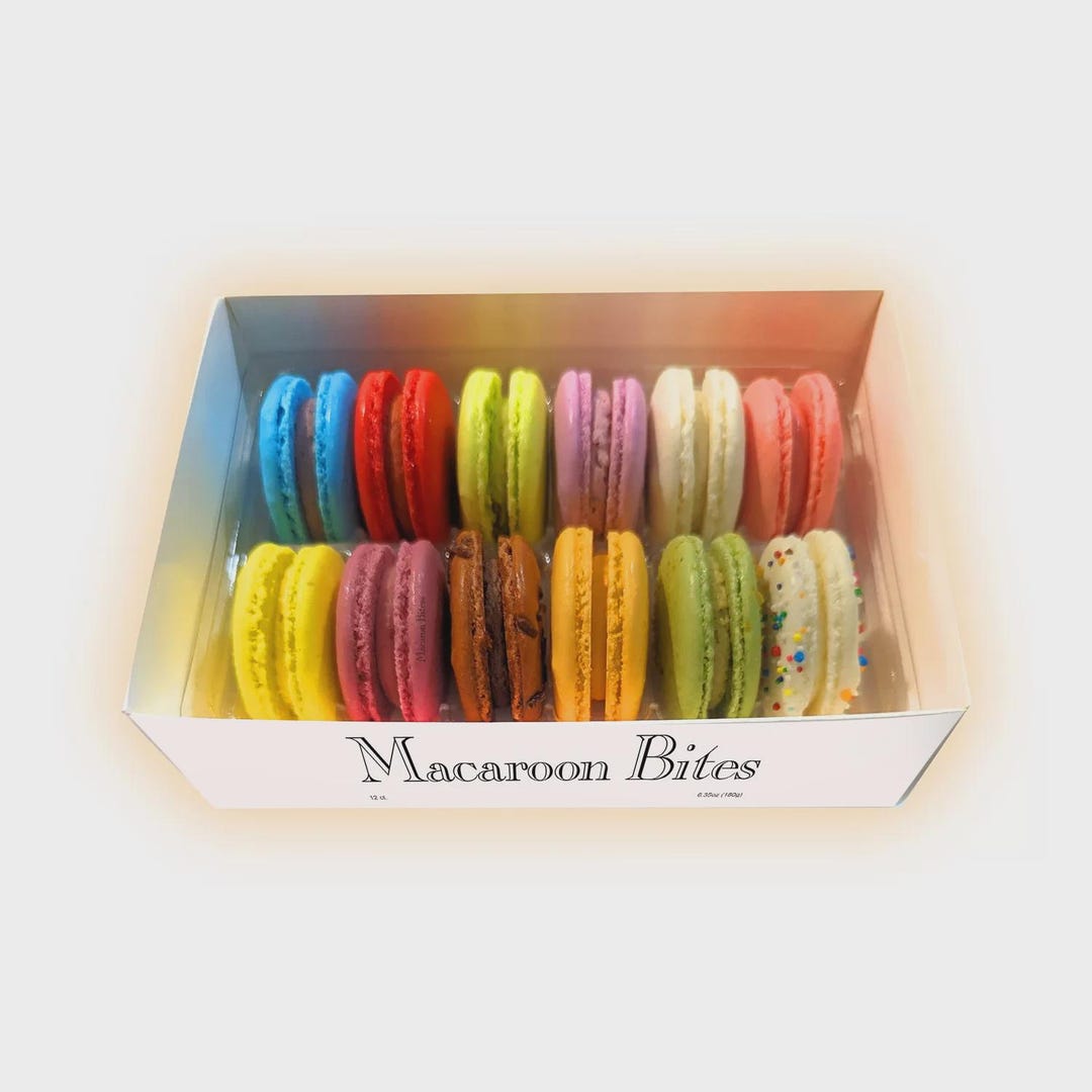 Macaroon Bites - French Macarons, 12 Pack - Etsy