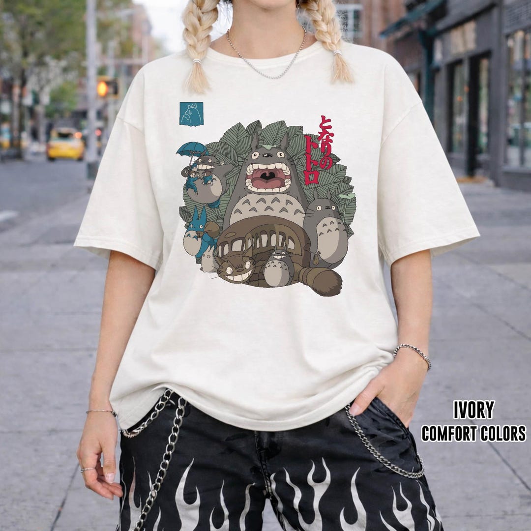 My Neighbor Totoro Shirt, Catbus Studio Ghibli Characters Tee, Gift for ...