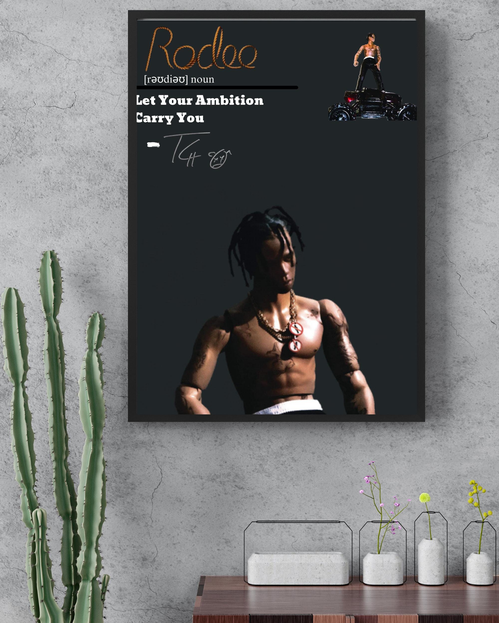Travis Scott Rodeo Poster | *SIGNED* (unofficial) Rap Art Print ...