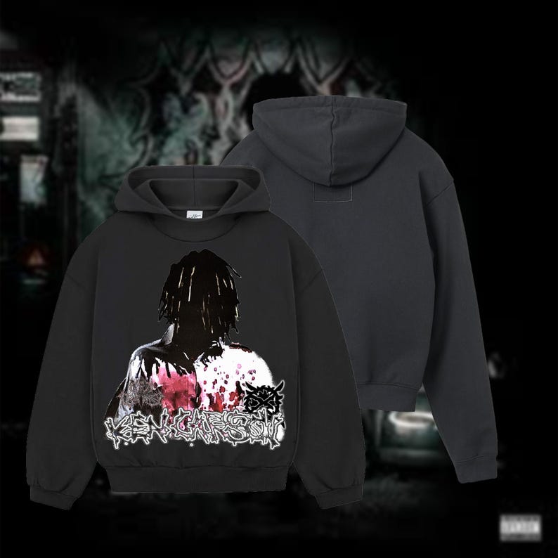 Ken Carson Big Face Hoodie | Underground Rap Graphic Hoodie | Oversized ...