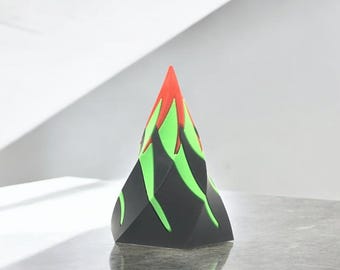 Triple Impossible Passthrough Twisted Hexacone 3MF File for 3D Printing ...