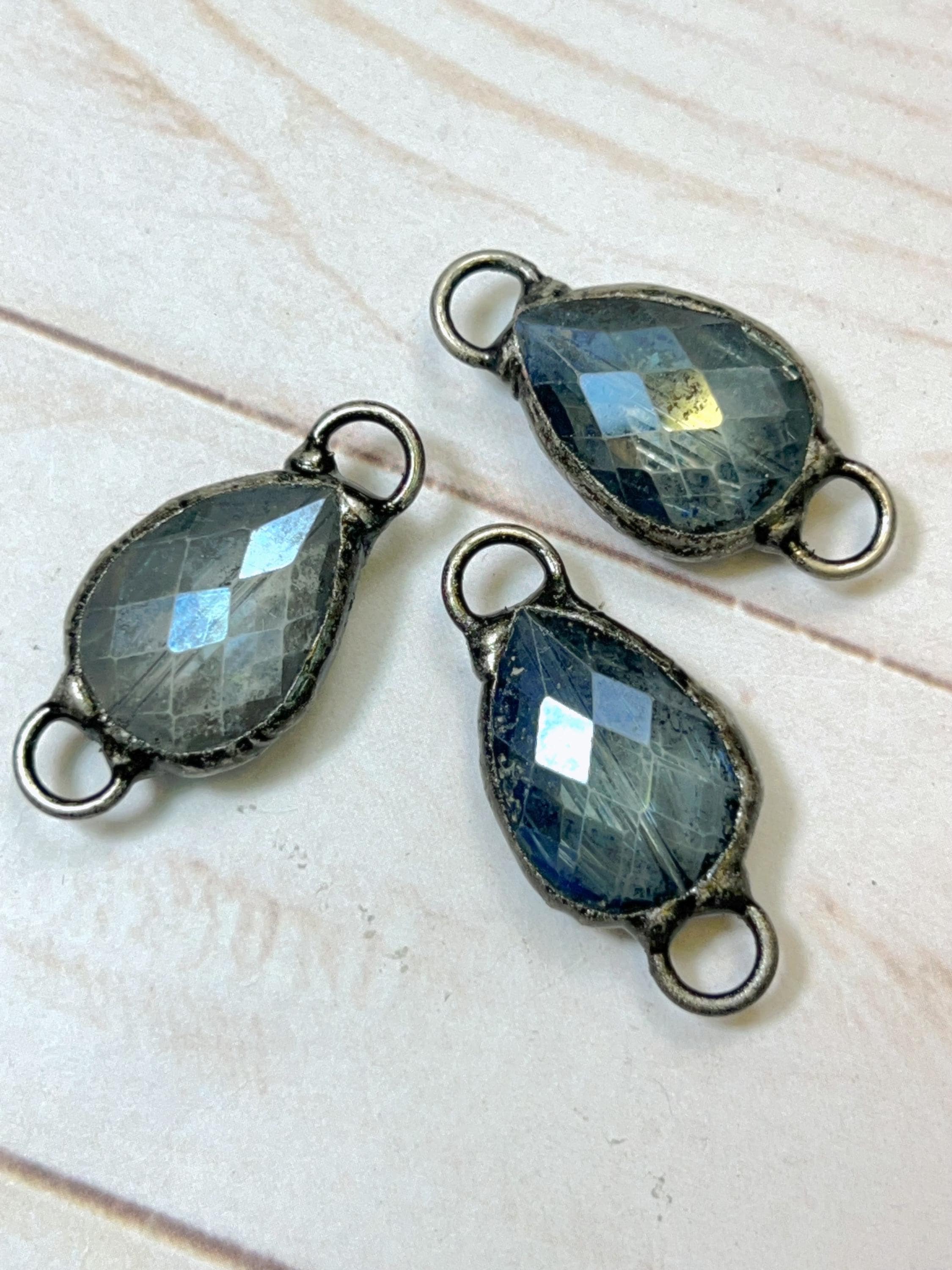 Hand Soldered Crystal Connector - Etsy