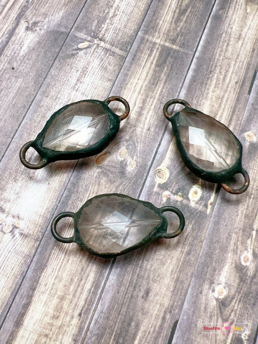 Hand Soldered Crystal Connector - Etsy