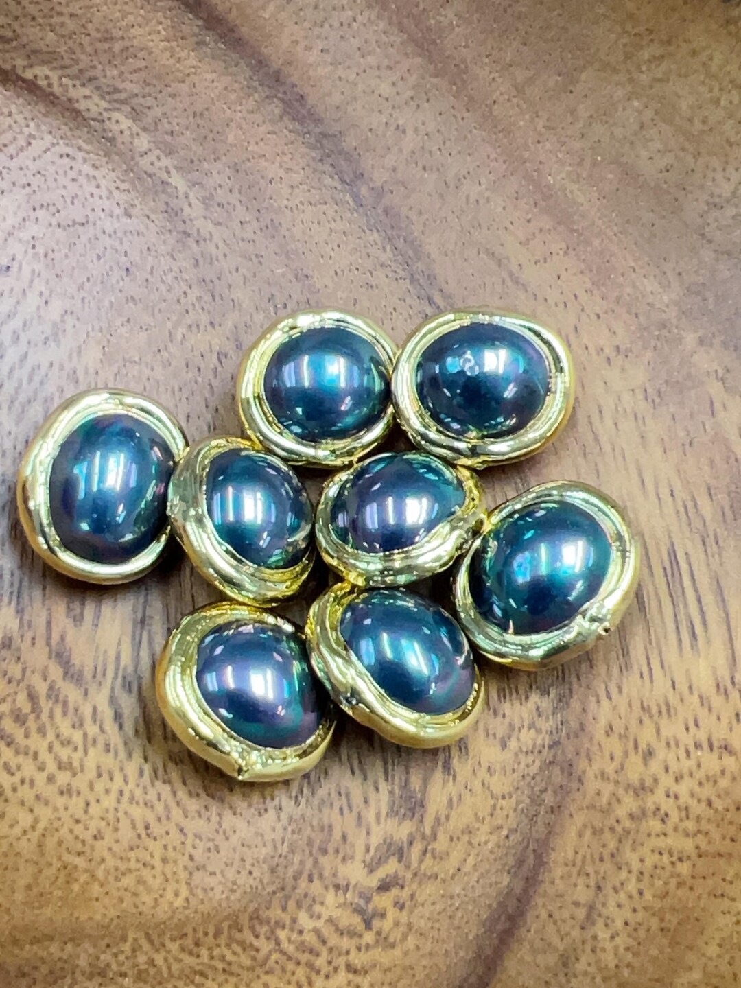 One Piece of Mother of Pearl Oval Focal Bead - Etsy