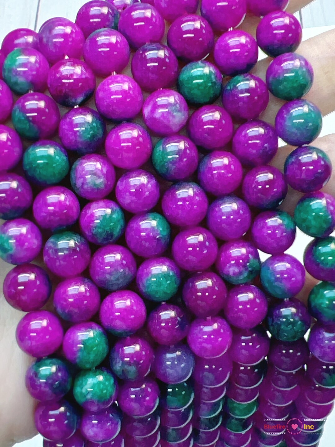 15 Inches Long 10mm Round Smooth Jade Beads - Etsy