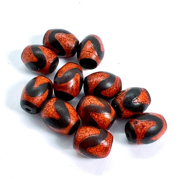 Hand Painted Beads - Etsy