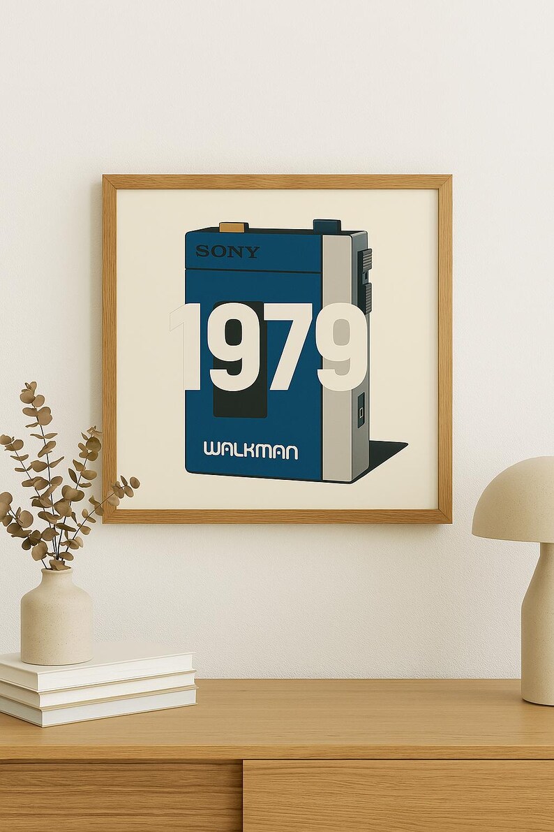 Walkman Printable Poster – 1979 Retro Music Wall Art – Digital Download ...