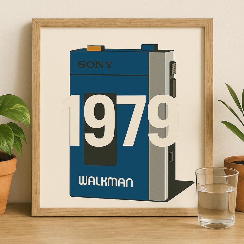 Walkman Printable Poster – 1979 Retro Music Wall Art – Digital Download ...