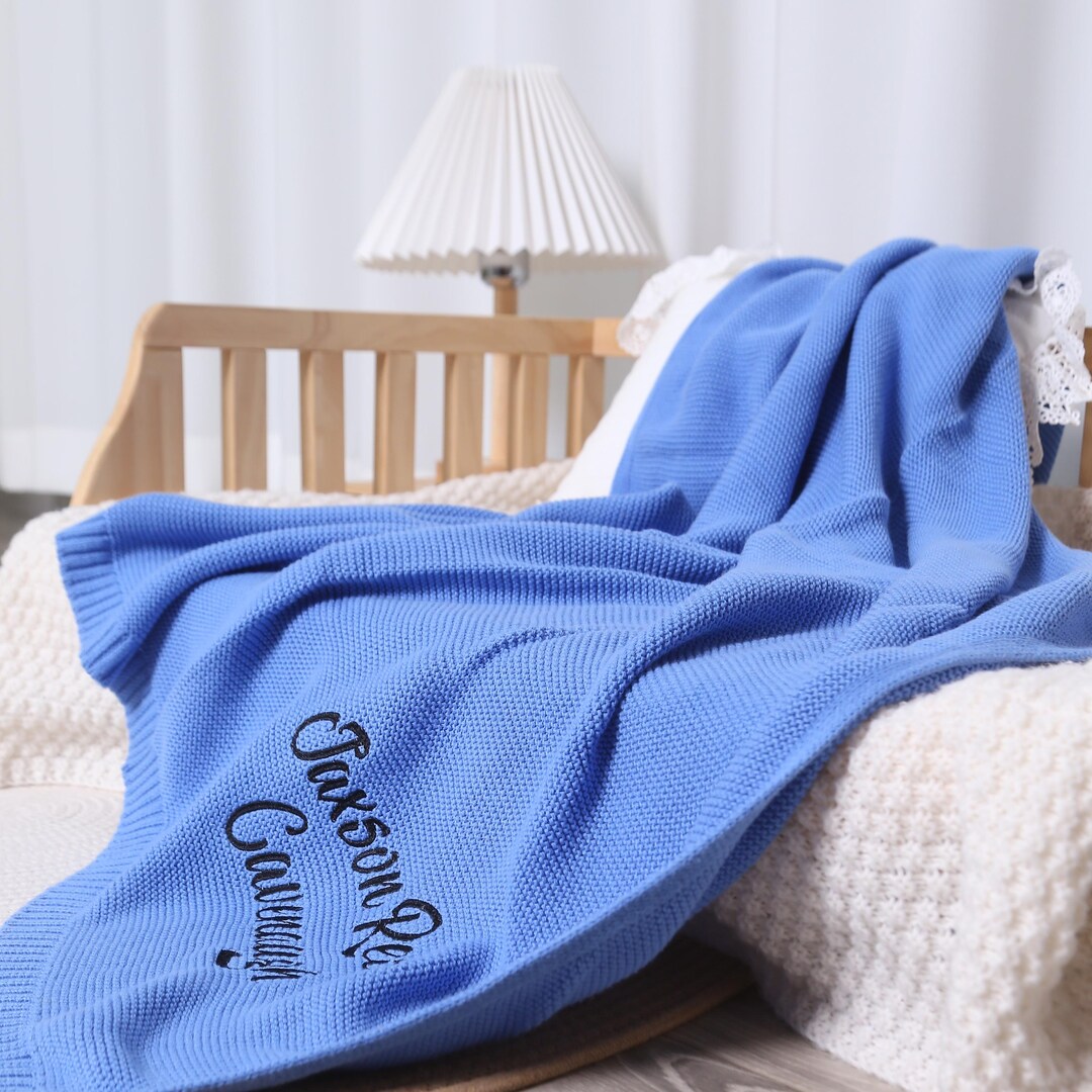Custom Baby Name Blanket/personalized Baby Name Blanket/luxury ...