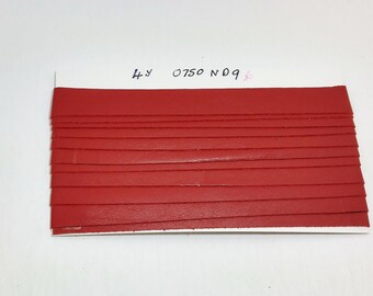 Bright red leather | Etsy