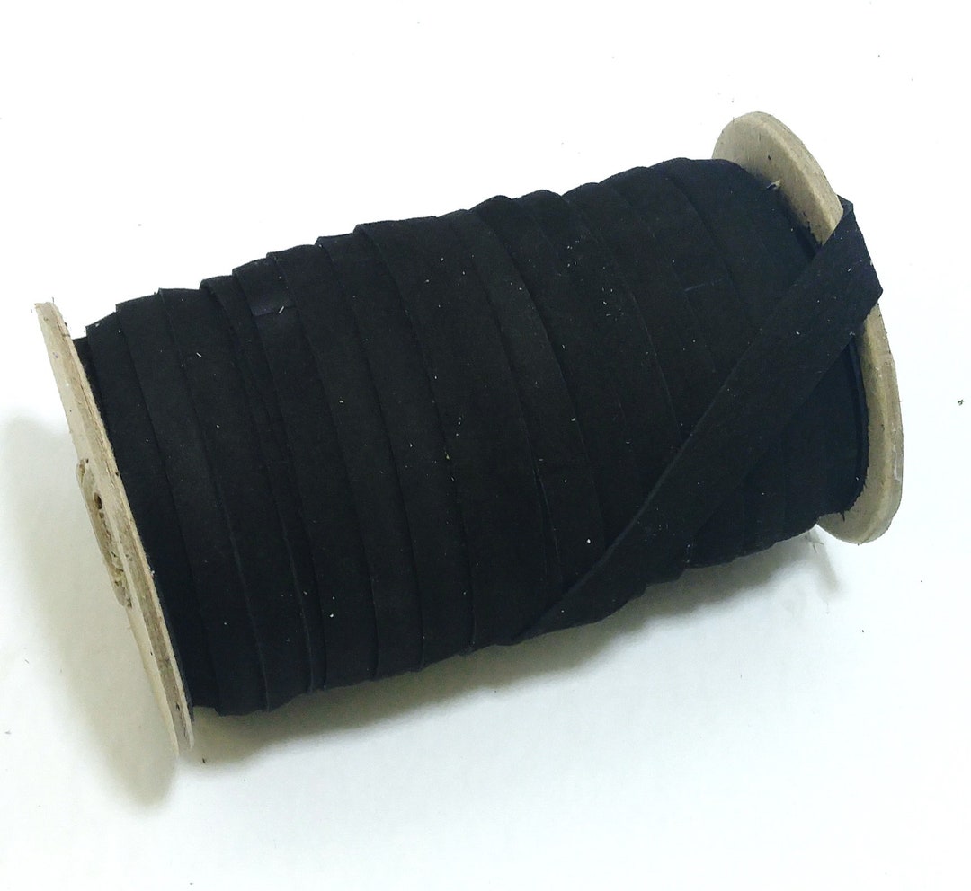 1/2" Flat Cowhide Suede Lacing in Brown Nubuck (5 Yds) 0500ND5 DIY ...