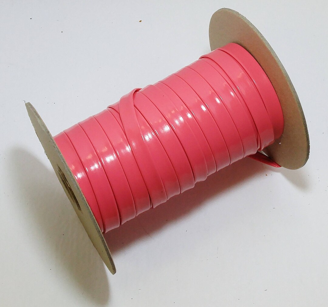1/2" Polyurethane Leatherette Stripping in Pink Patent (8 Yds) 0500BUPU ...