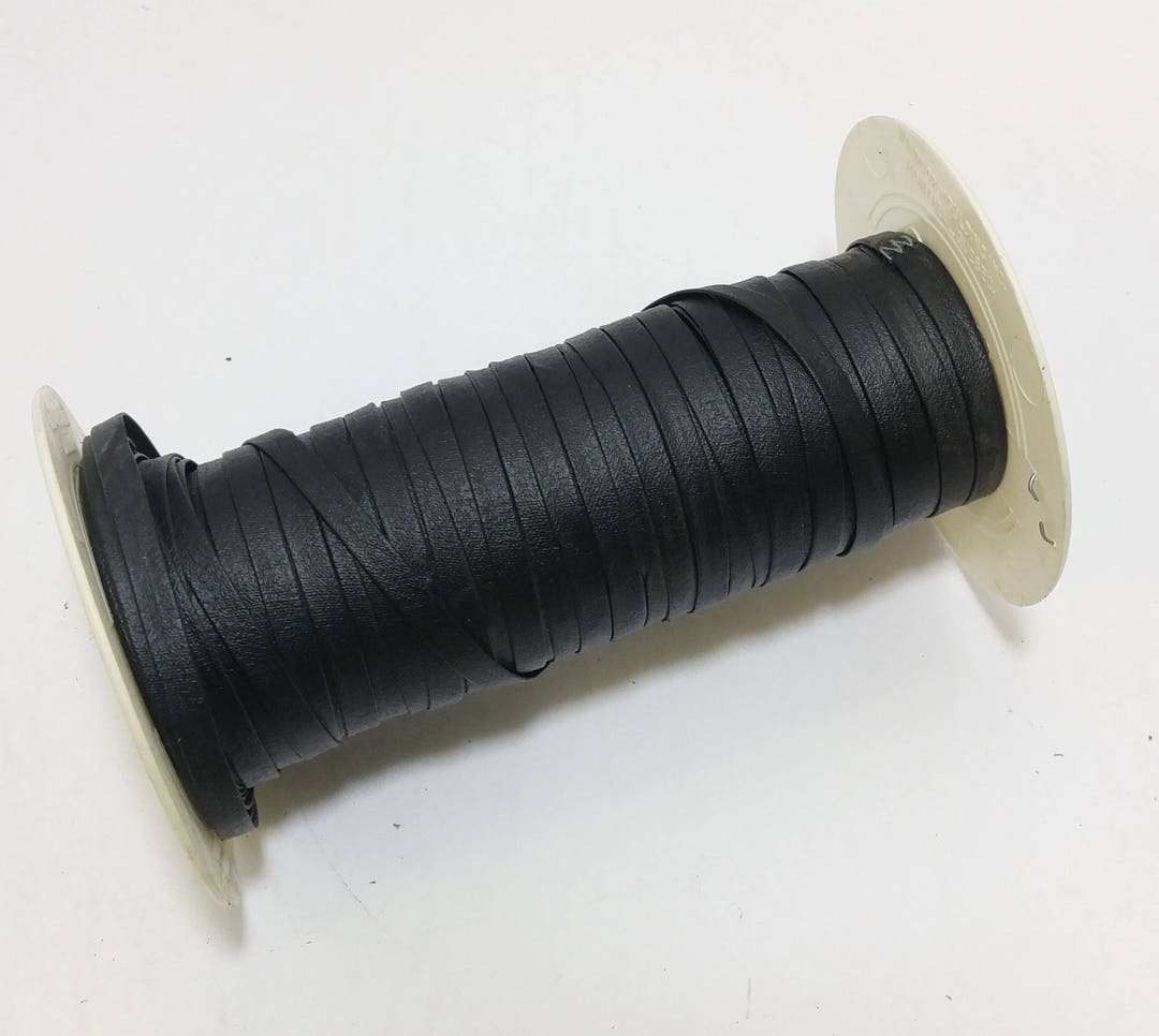 3/16" Polyurethane Leatherette Stripping in Black Sienna (10 Yds ...