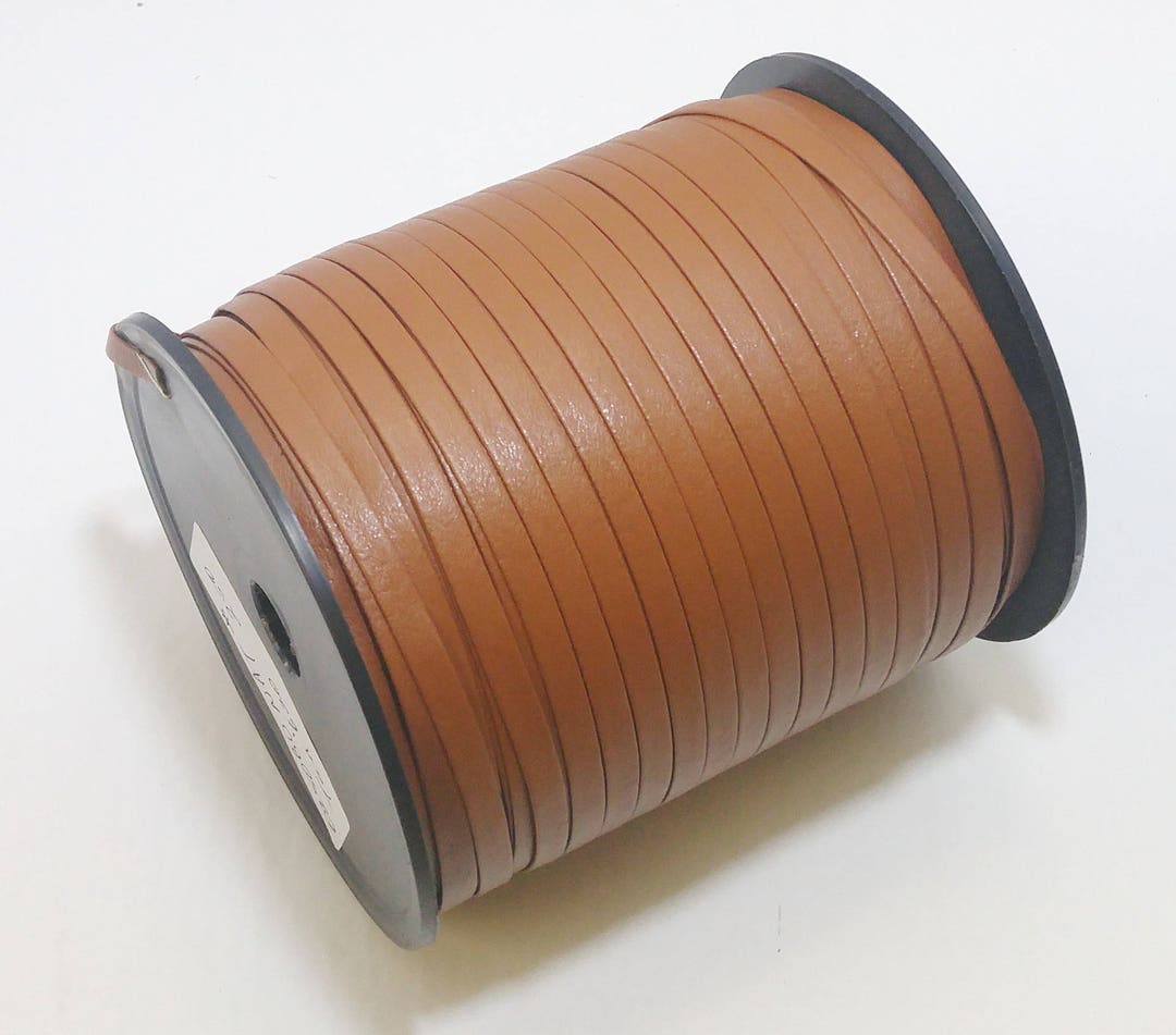 3/16" Polyurethane Leatherette Stripping in Tan Naturelle (10 Yds ...