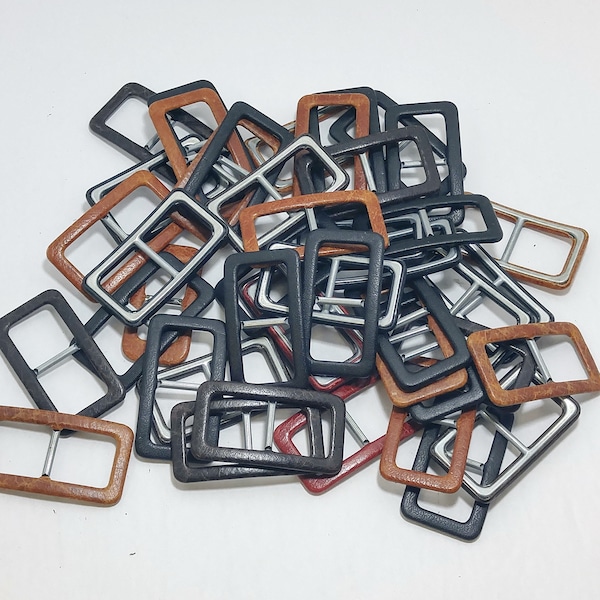 Leather Covered Buckles - Etsy