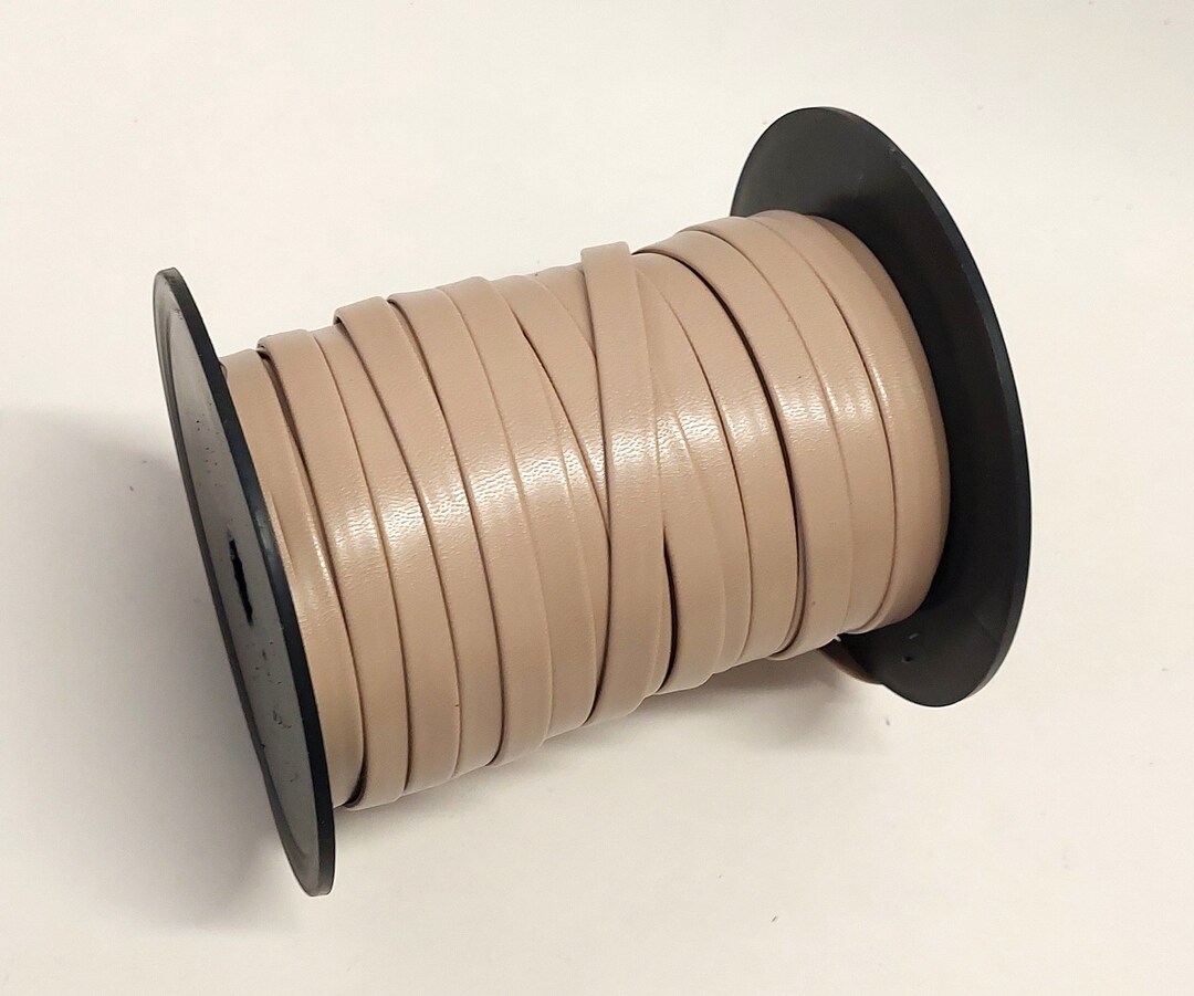 1/4" Polyurethane Leatherette Stripping in Light Taupe (8 Yds) 0250BUPU ...