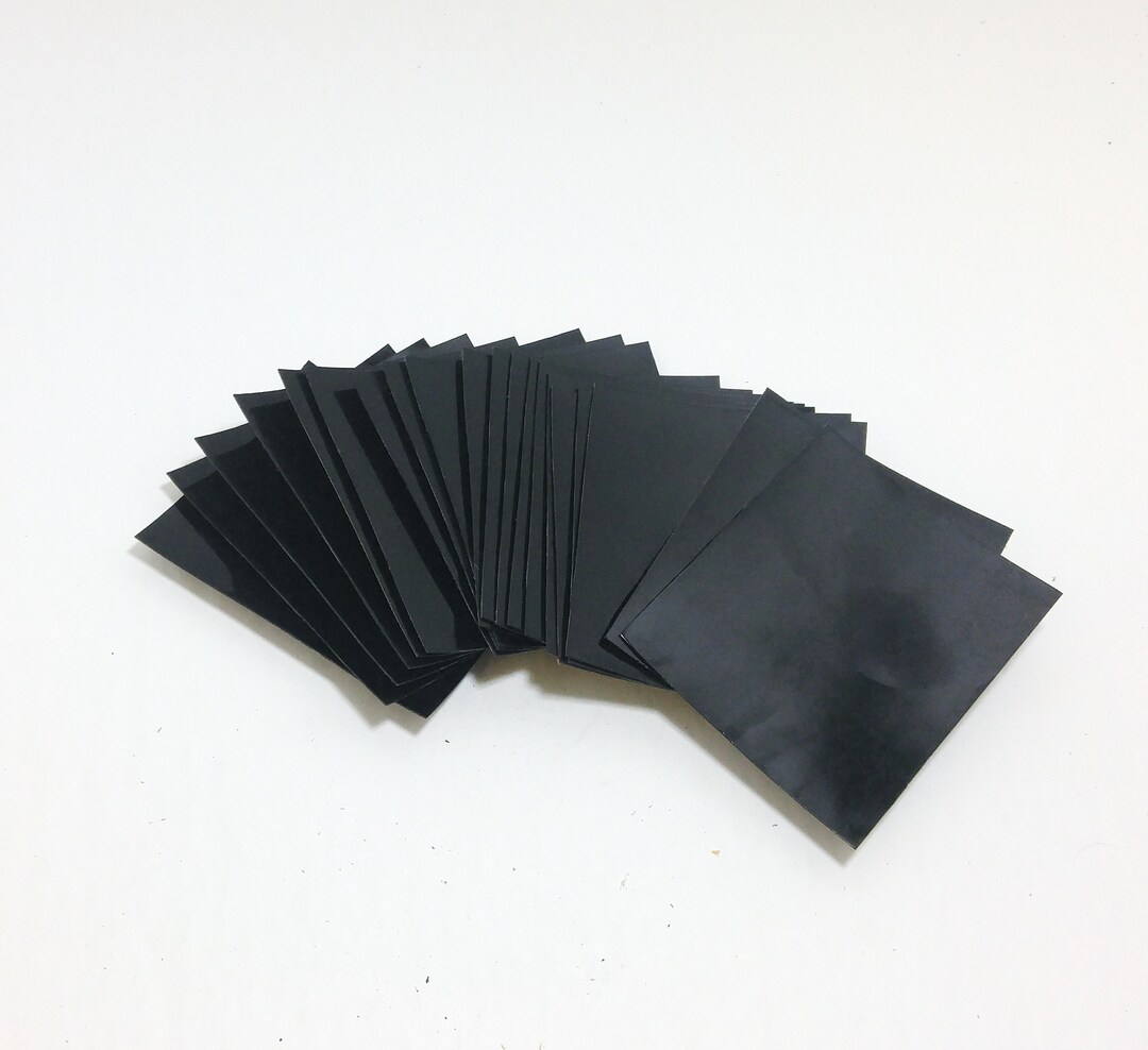 3" X 2-1/2" Black Patent Polyurethane Label Bases Condor Rectangles ...