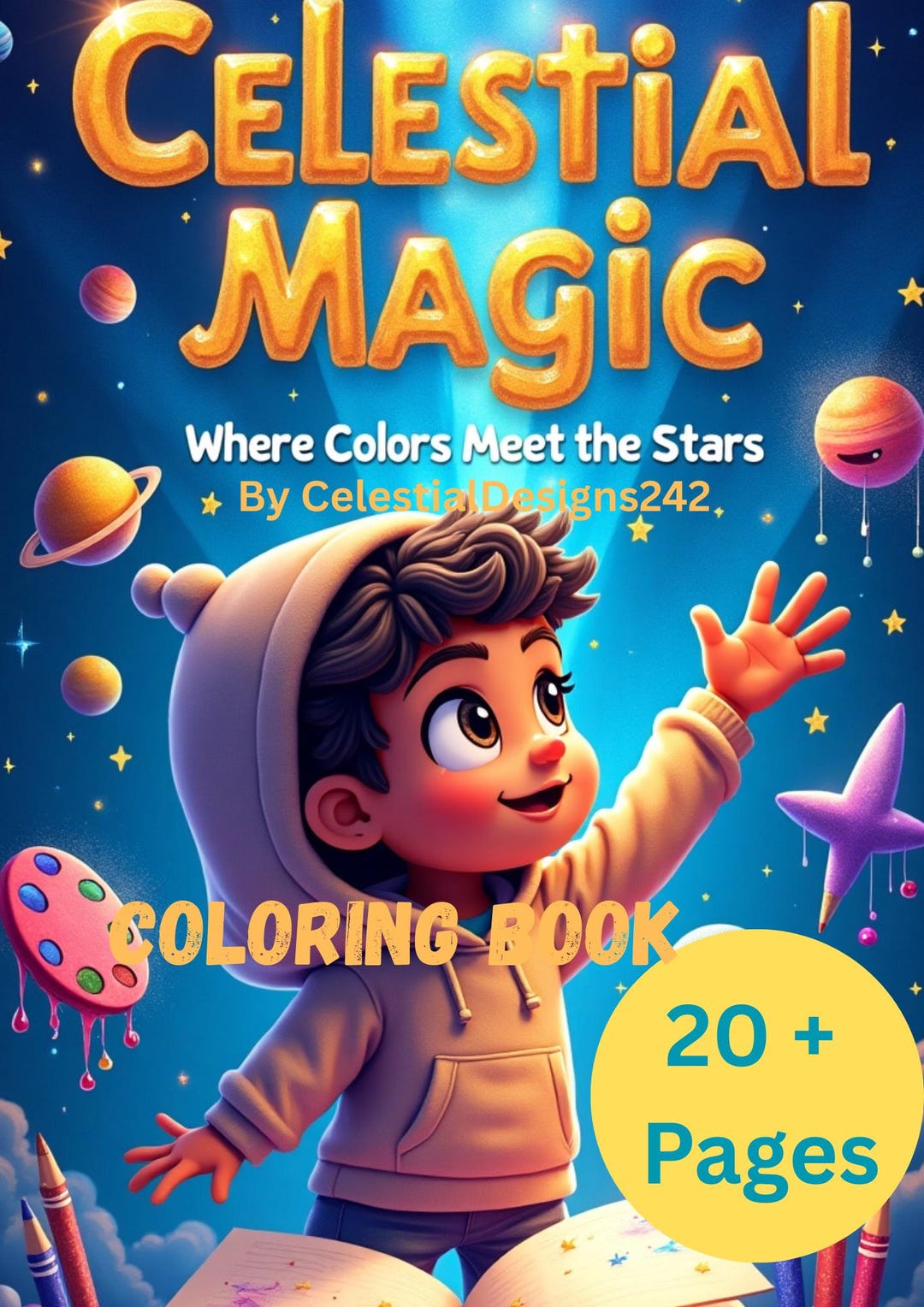 Celestial Magic Where Colors Meet the Stars Instant Printable - Etsy