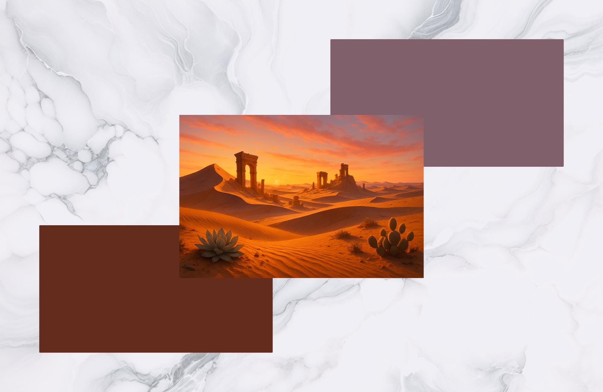 The 3 Arches - Digital Fantasy Art Print (printable + Wallpaper) - Etsy