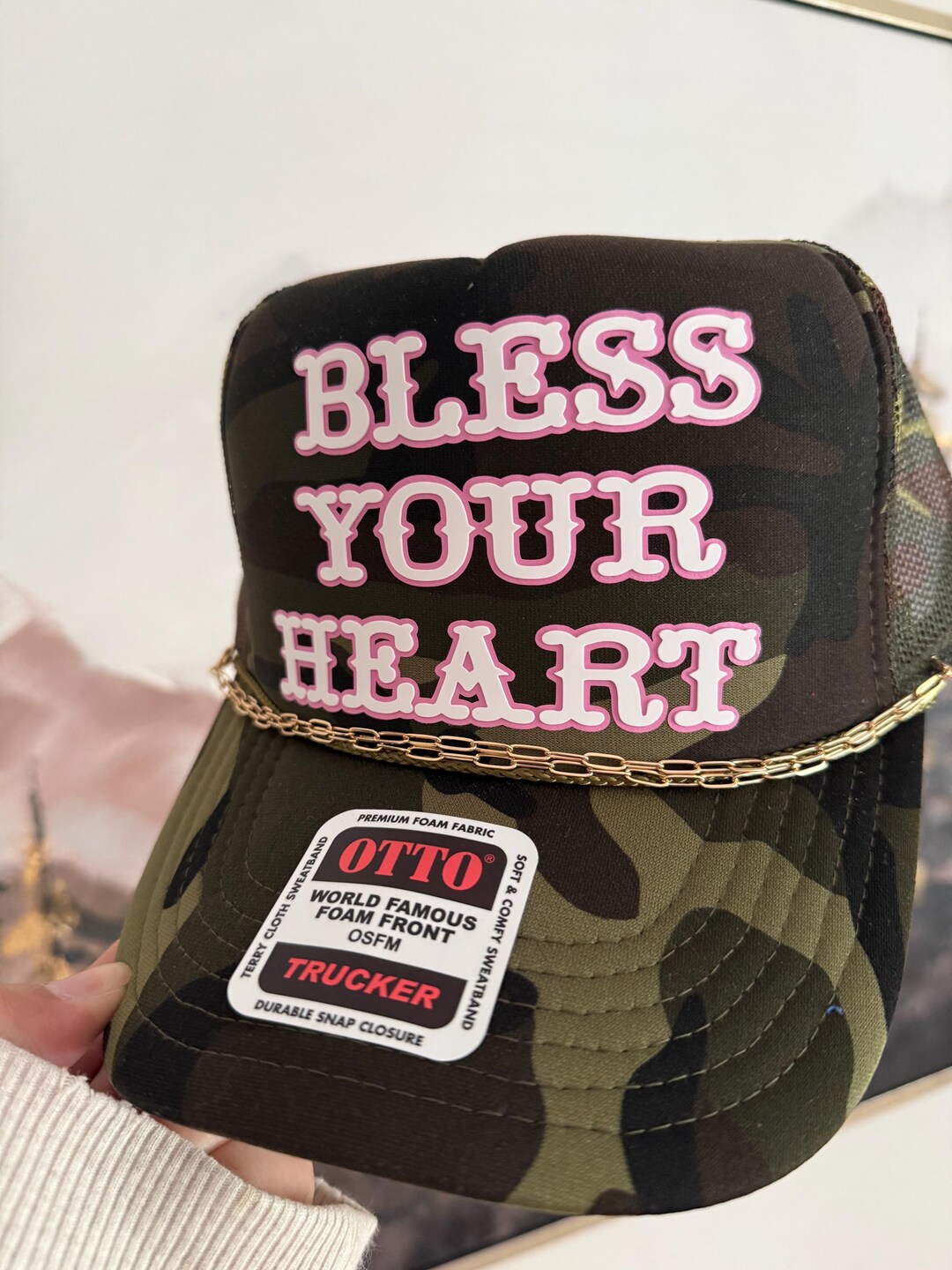 Bless Your Heart Cowgirl Trucker Hat, Custom Trucker Hat, Woman's ...
