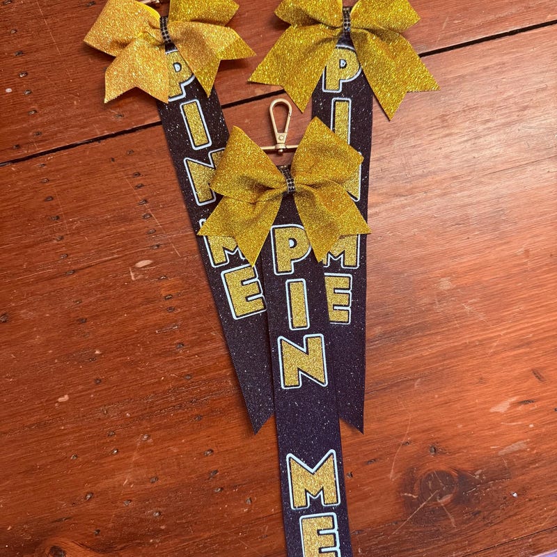 Pin Me Cheer Personalized - Etsy