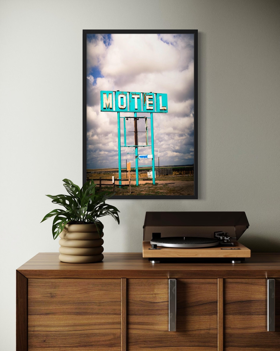 Vintage Motel Sign Wall Art Retro Americana Poster, Framed Print, or ...