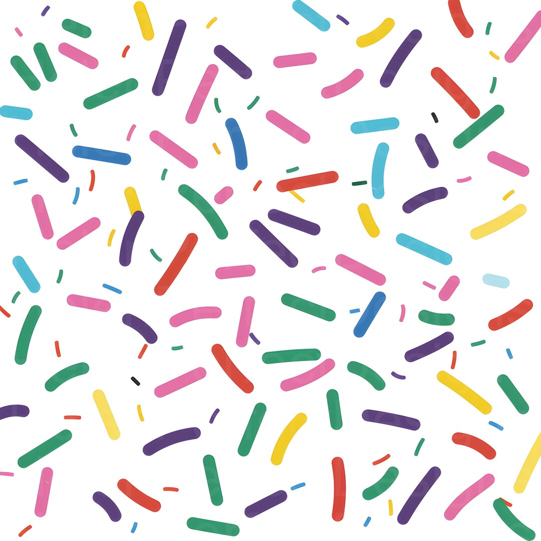 Sprinkles SVG Clipart, Sweet Sprinkles SVG File for Cricut and Crafts ...