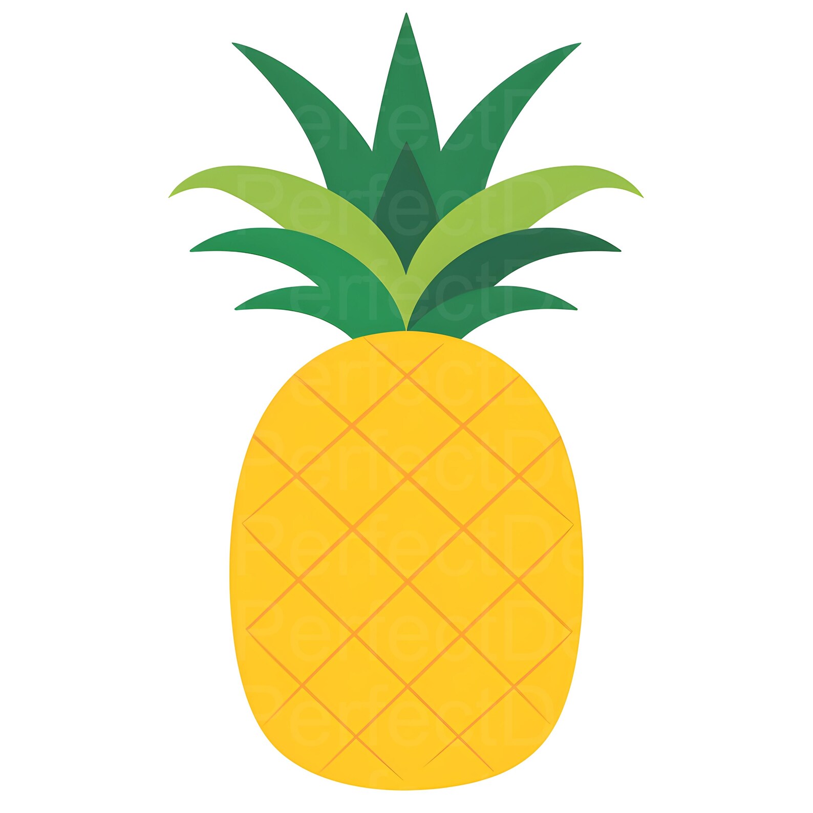 Pineapple SVG Clipart, Fruit SVG, Pineapple SVG File for Cricut and ...