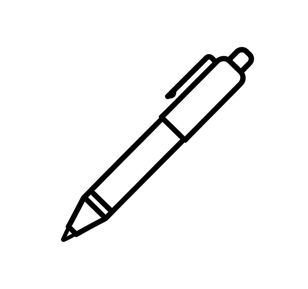 Pen Outline SVG PNG Line Art Vector Black and White for Cricut - Etsy