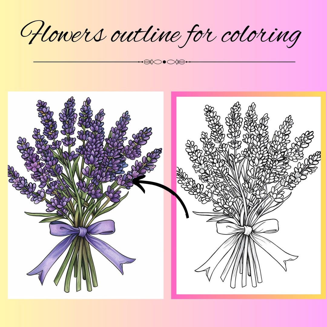 Blumen Umrisse zum ausmalen PDF, Blumen Zeichnungen zum Nachzeichnen ...