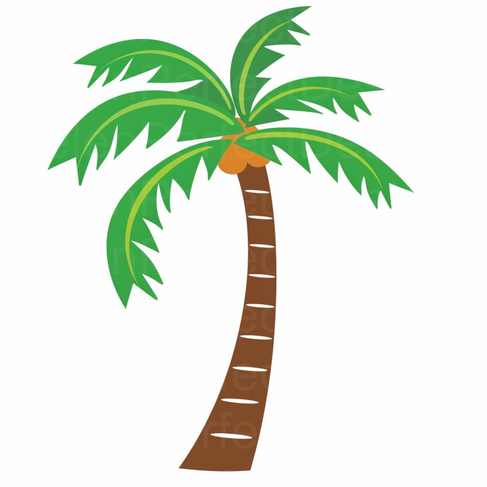 Palm Tree SVG Clipart, Tropical Tree SVG, Palm Tree SVG File for Cricut ...