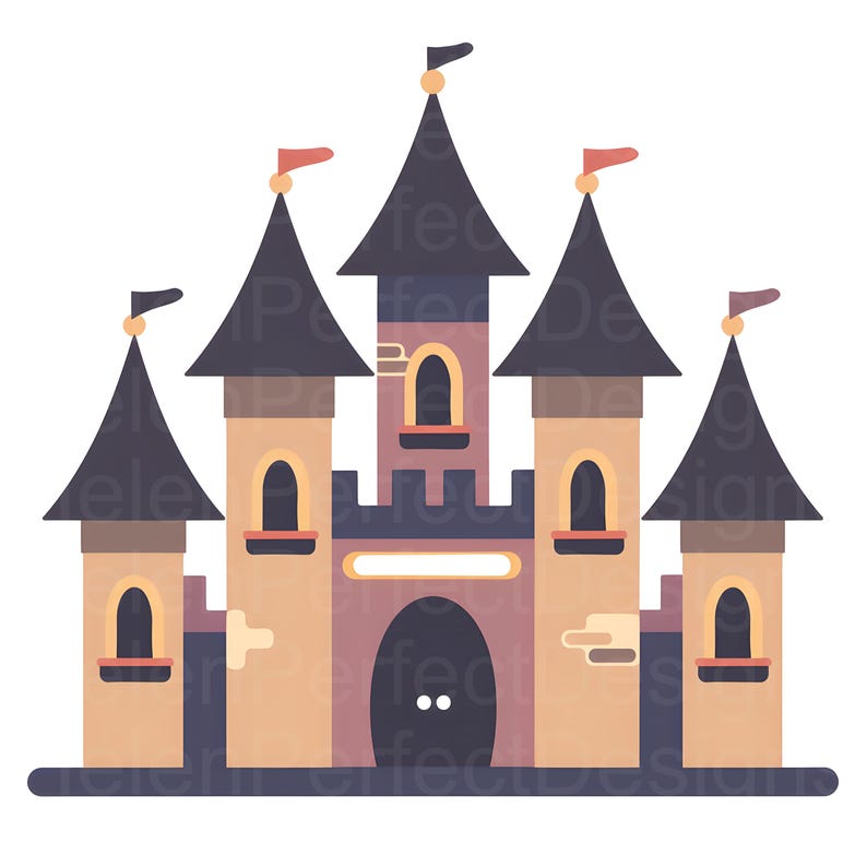 Castle SVG Clipart, Fairytale Castle SVG for Cricut and Crafts - Etsy