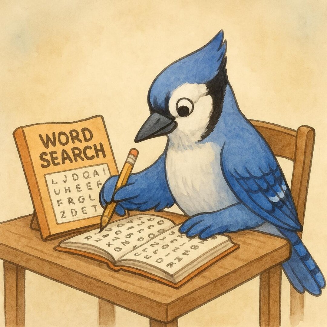 North American Birds Word Search Large Print_puzzles 61-80 - Etsy