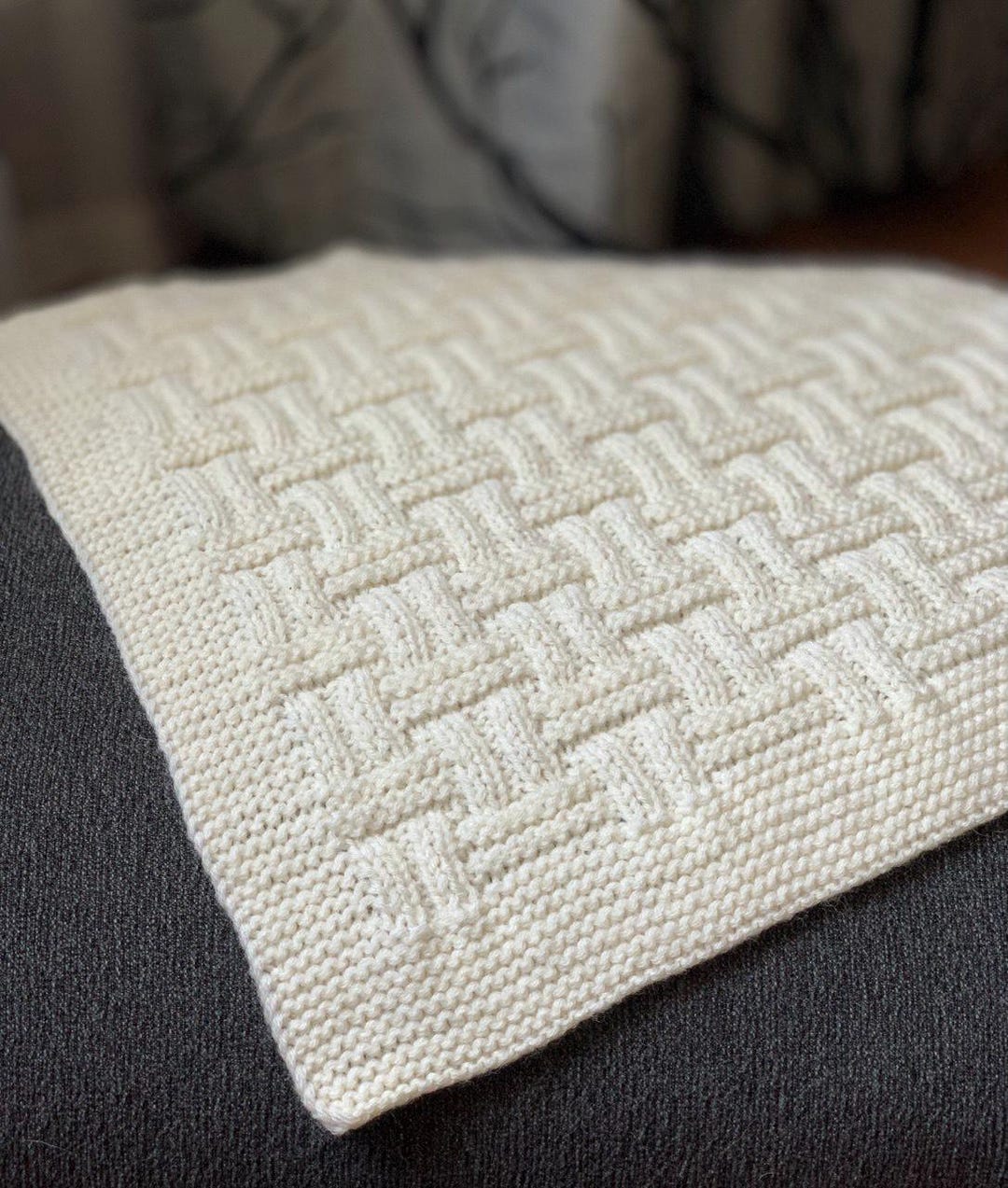 Baby Blanket Knitting Pattern: Easy Beginner Project (instant Download ...