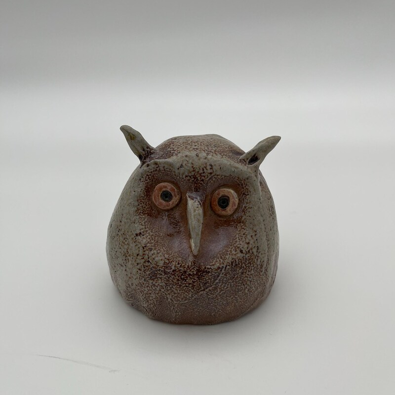 Ceramic Owl Sculpture - Etsy
