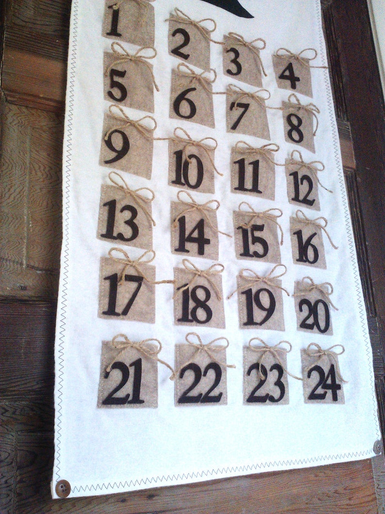 Advent Calendar Brown Packages Tied up With String. Vintage - Etsy