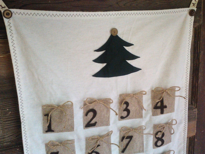 Advent Calendar Brown Packages Tied up With String. Vintage - Etsy