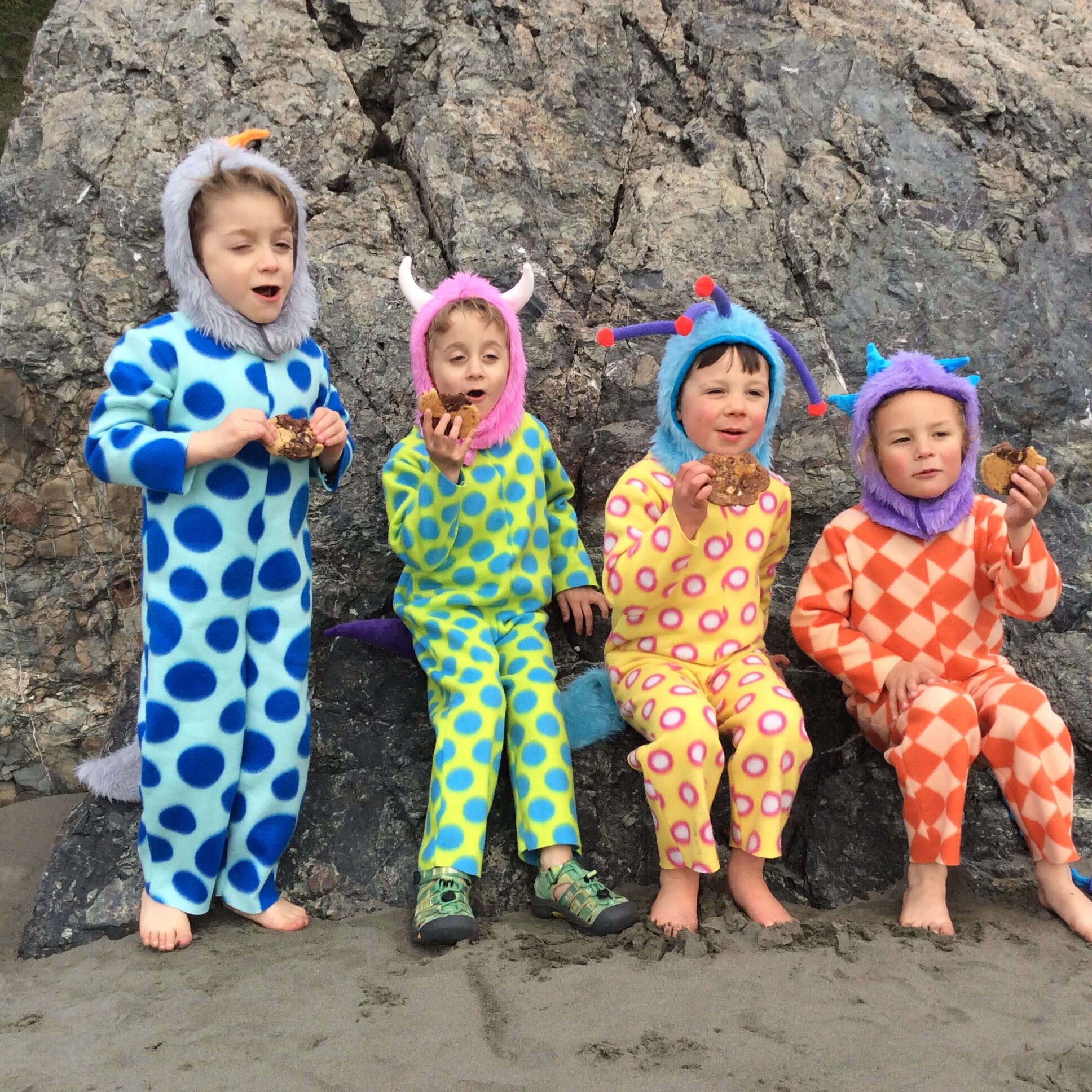 Kids Halloween Monster Hoods Design Your Own Monsters Inc. | Etsy