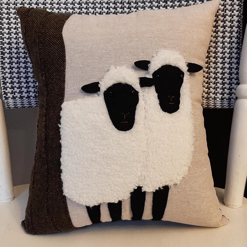 Sheep Pillow - Etsy