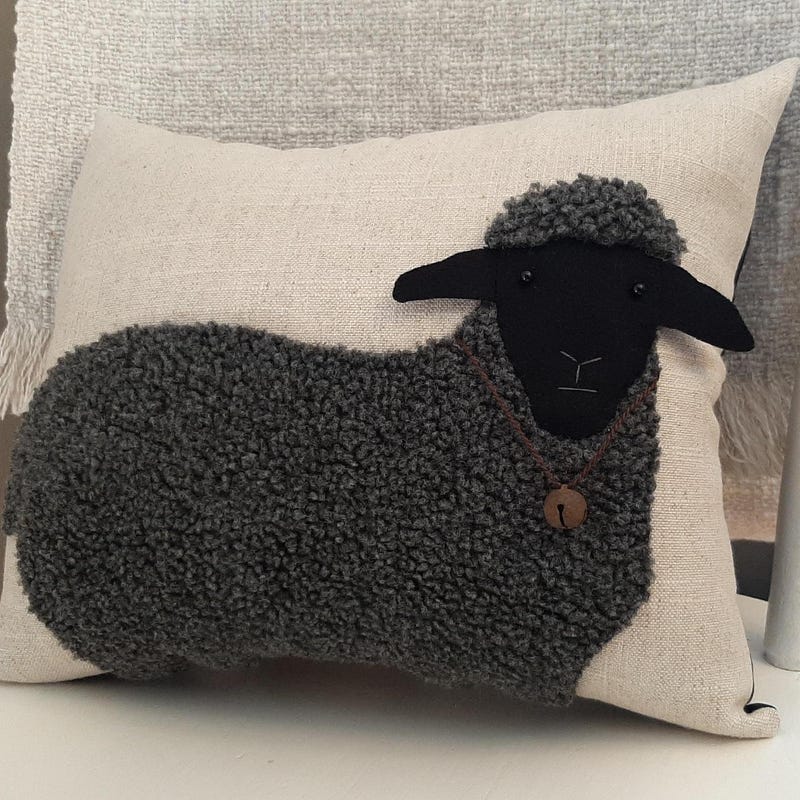 Sheep Pillow - Etsy
