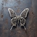 Metal Butterfly Sculpture: Printable Wall Art (digital Download Jpgs 4 ...