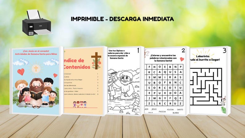 Actividades Imprimibles De Semana Santa Para Niños Páginas Para ...