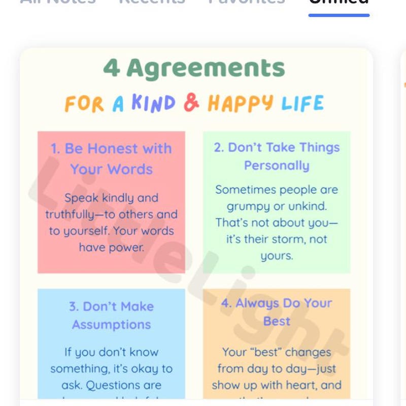 The Four Agreements - Etsy